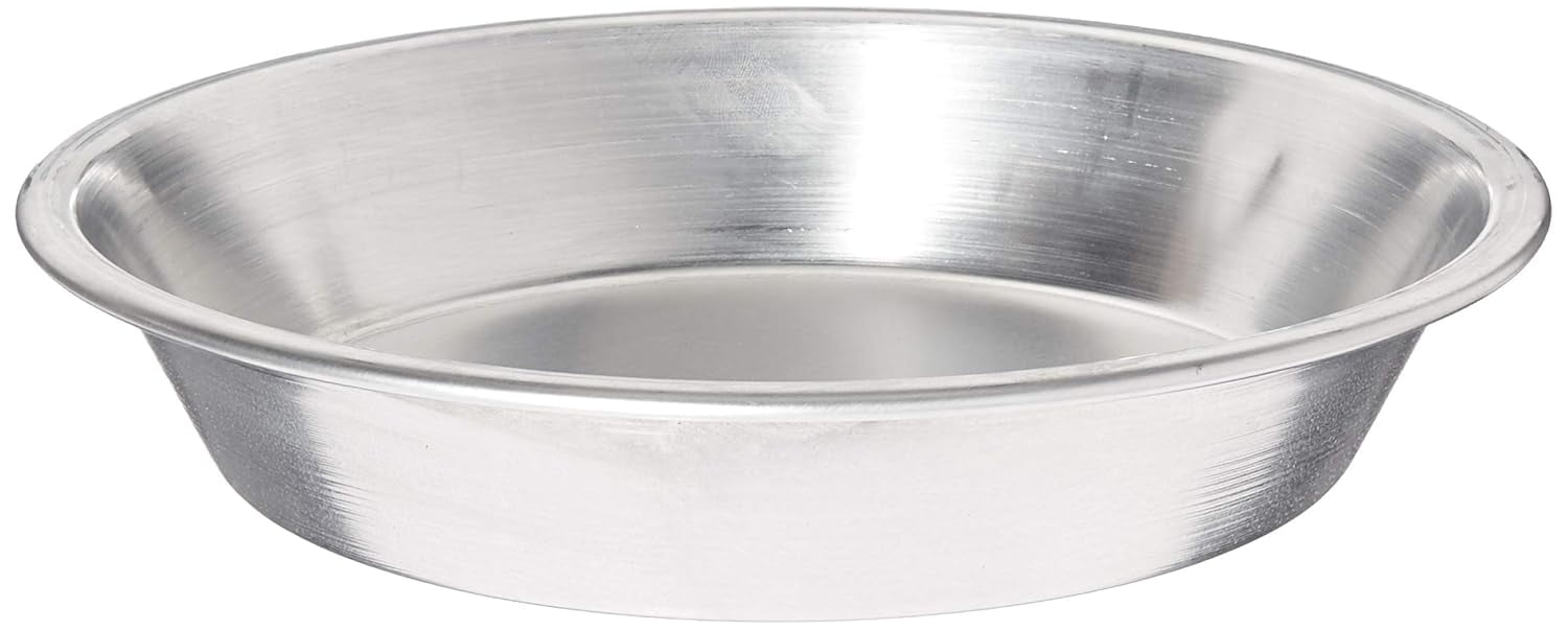 FONTEME 10-inch Aluminum Pie Pan | Silver Pie Pan For Baking | Oven ...