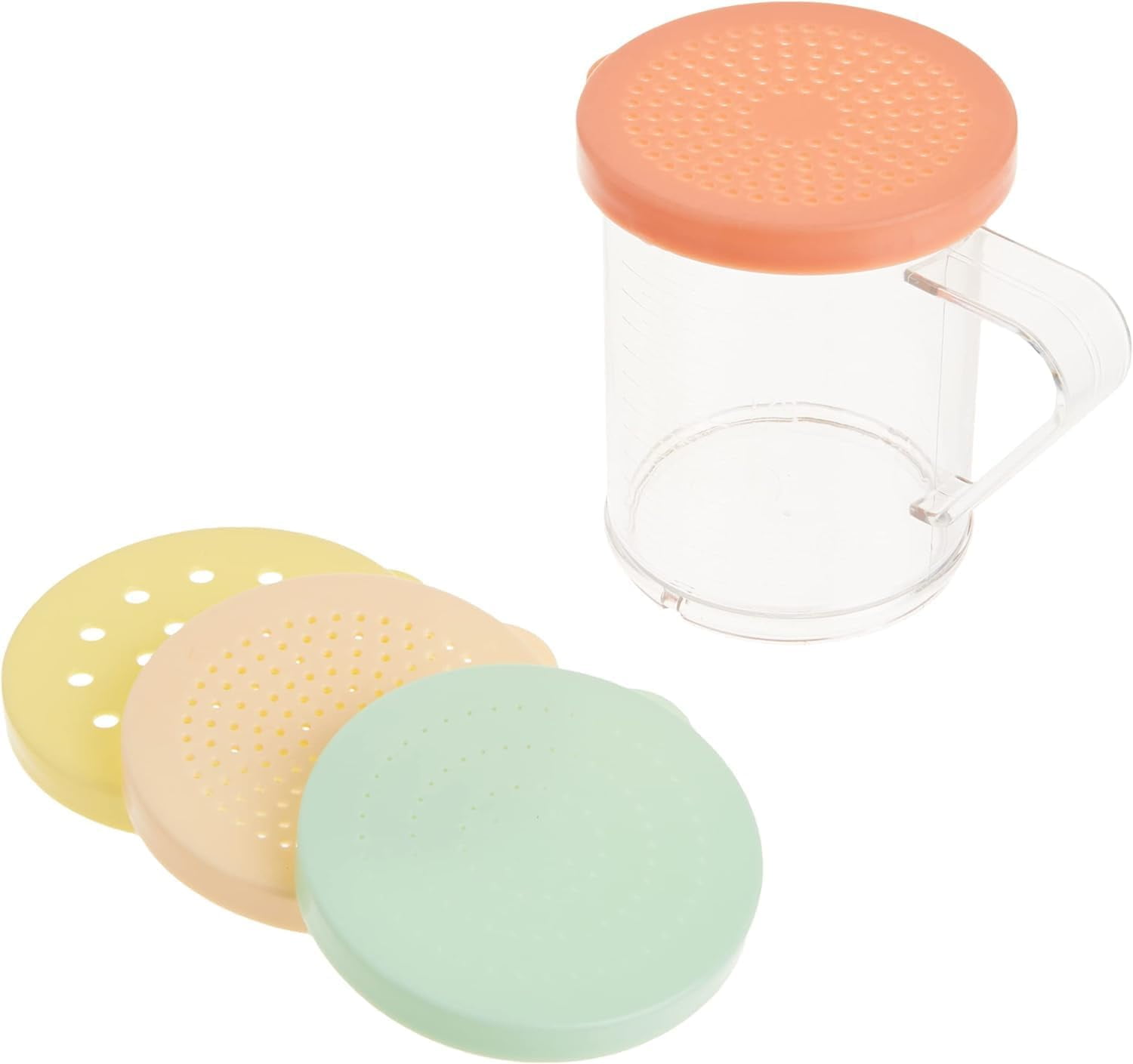 FONTEME 10-oz Polycarbonate Dredge Shaker, Set Of 1 | Round | Stackable ...