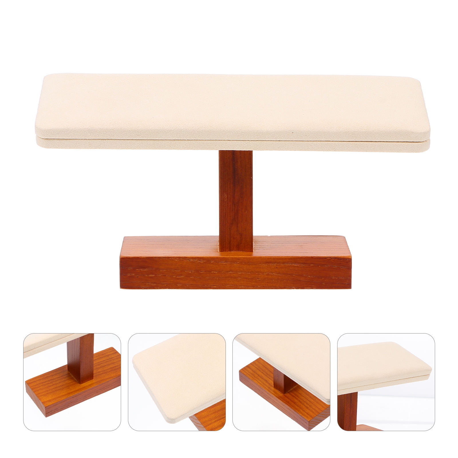 FONWILYO 1 Pc Display Stand Wood Inclined Surface For Watches And ...