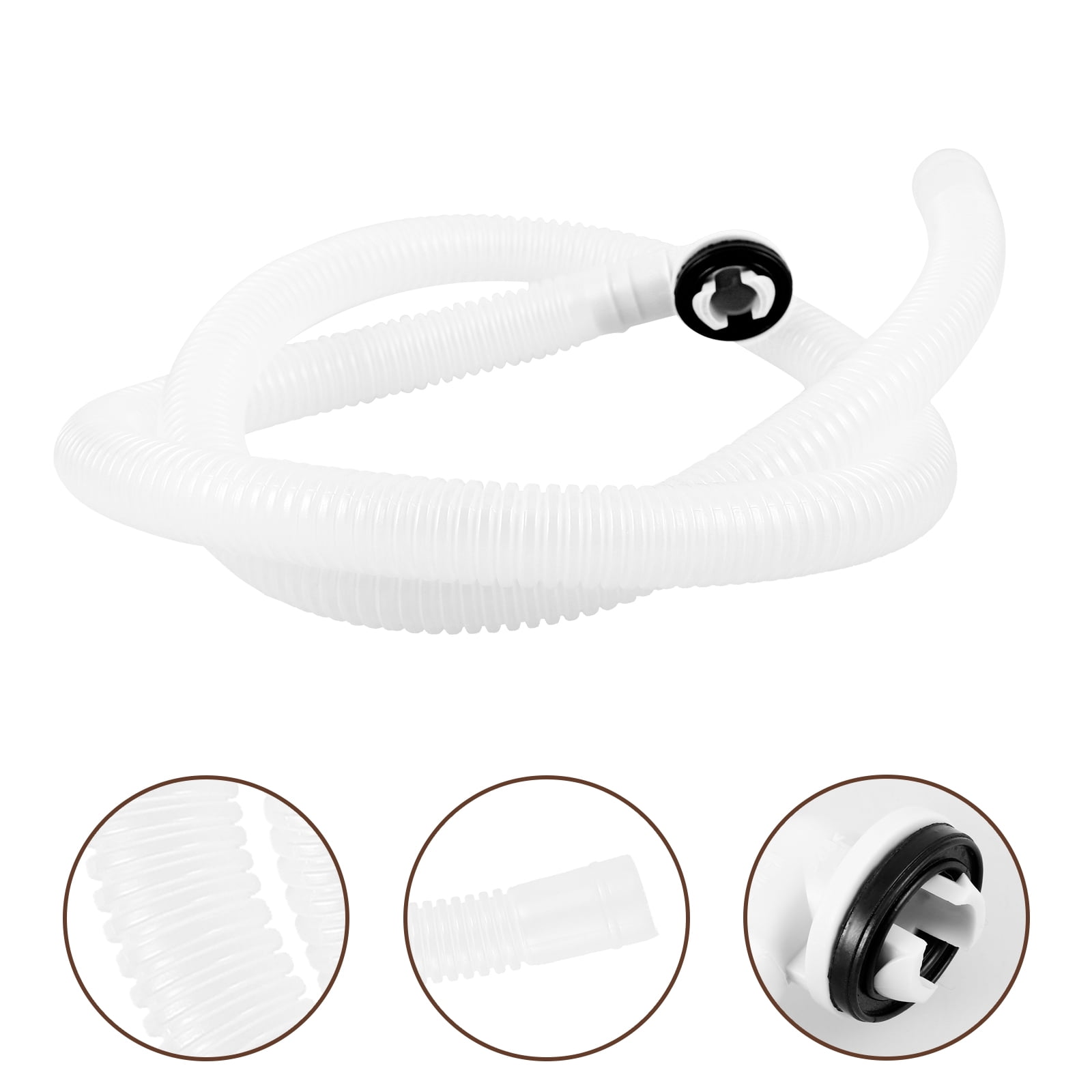 FONWILYO 1 Set Air Conditioner Drain Tubing 3 Feet Long Tube Elbow ...