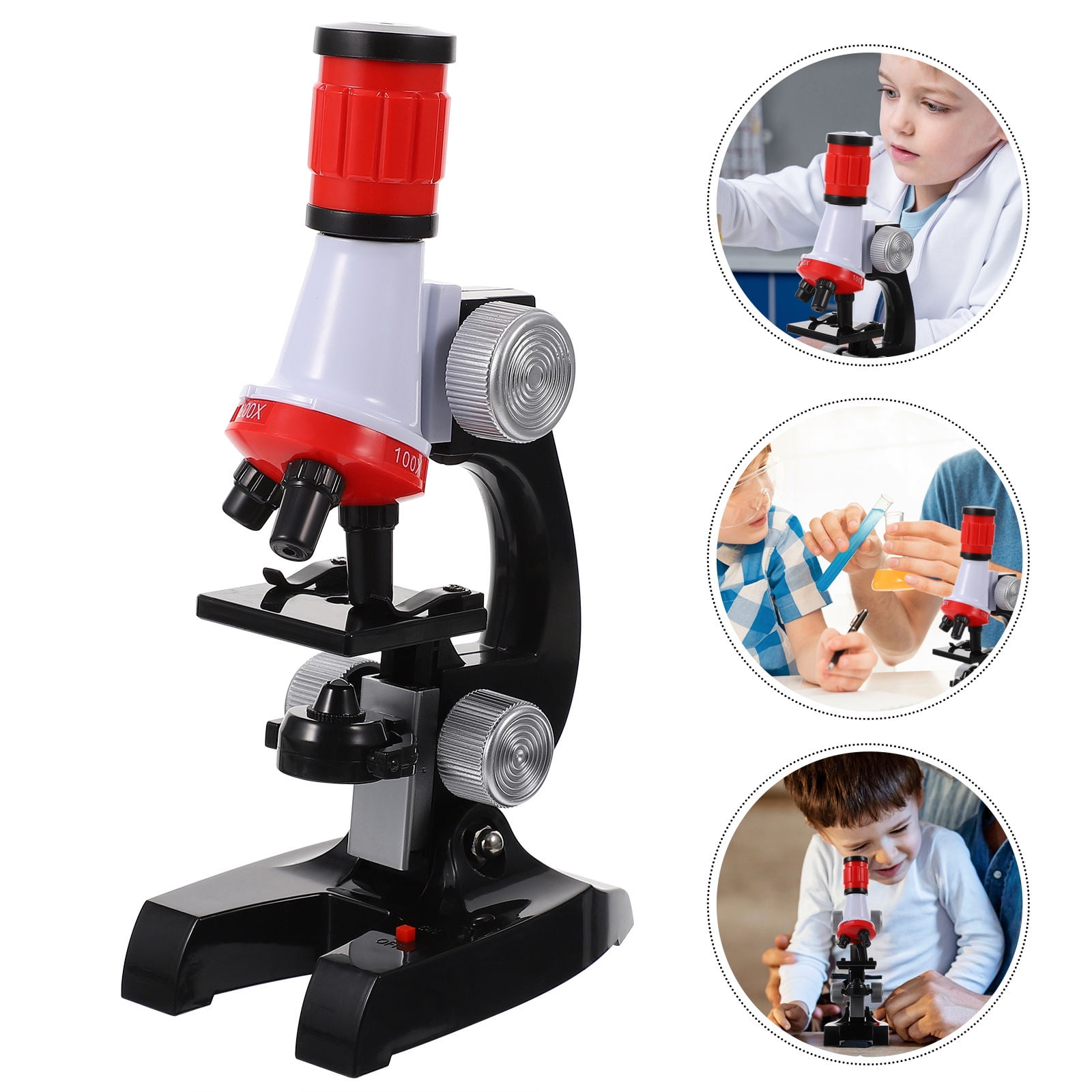 FONWILYO 1 Set Children Microscope for Kids Handheld Educational Toy ...
