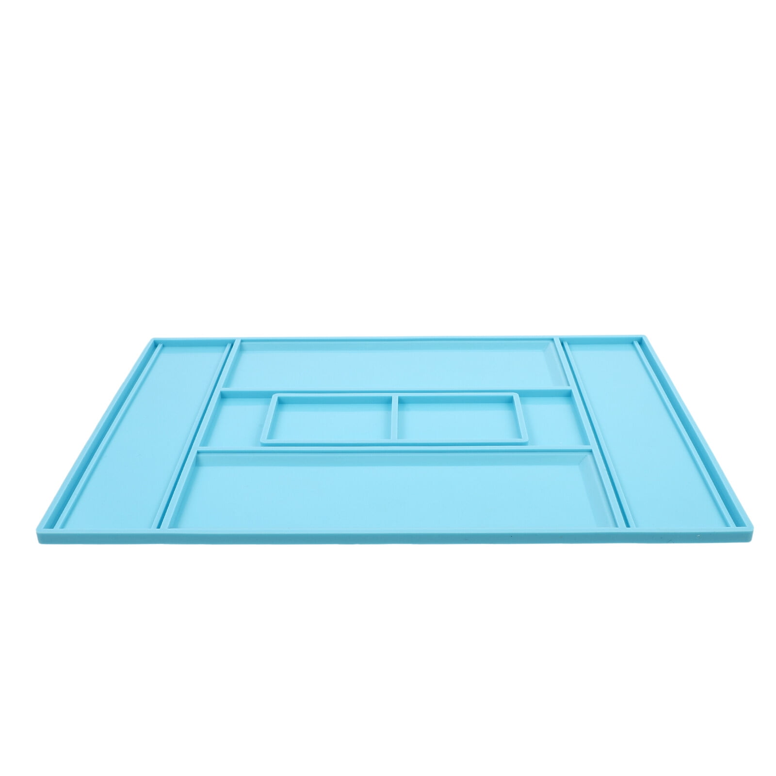 FONWILYO 1 Set Diy Mold Resin Silicone Molds Blue Rectangular For ...