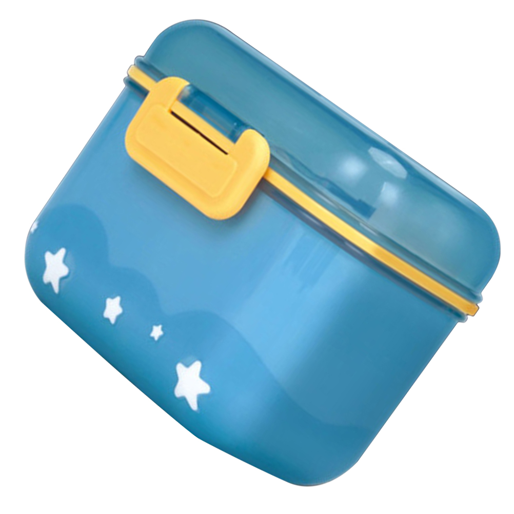 FONWILYO 1 Set Portable Blue Rectangular Milk Powder Box for Infants ...