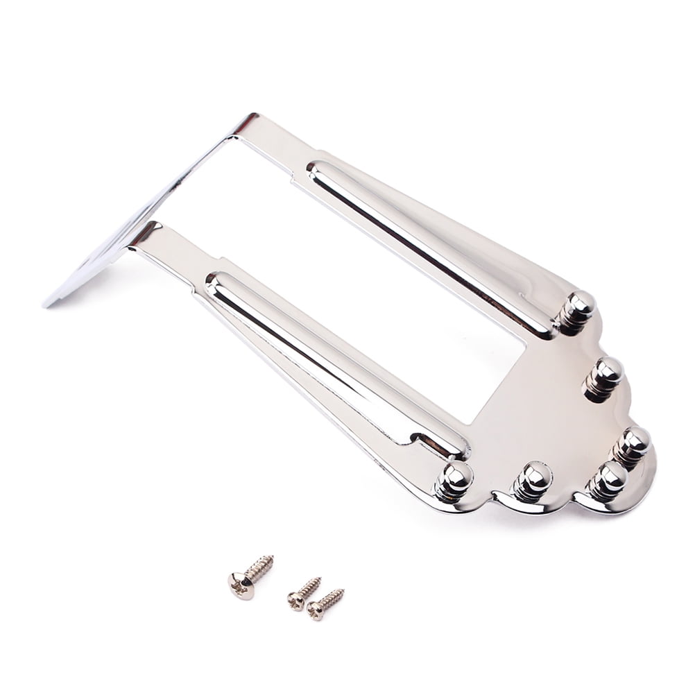 FONWILYO 1 Set Silver Jazz Guitar Bridge Tailpiece for Electric and ...
