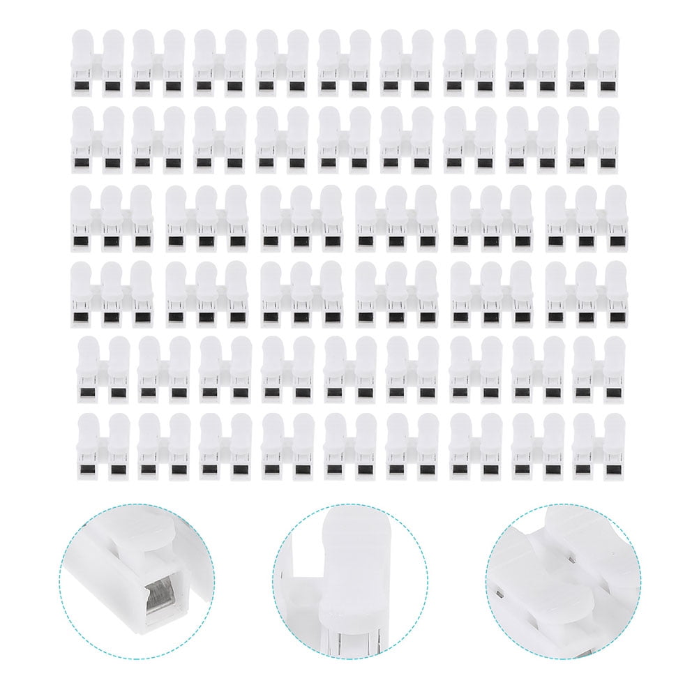 FONWILYO 100Pcs Quick Terminal Block For And Industrial Applications ...