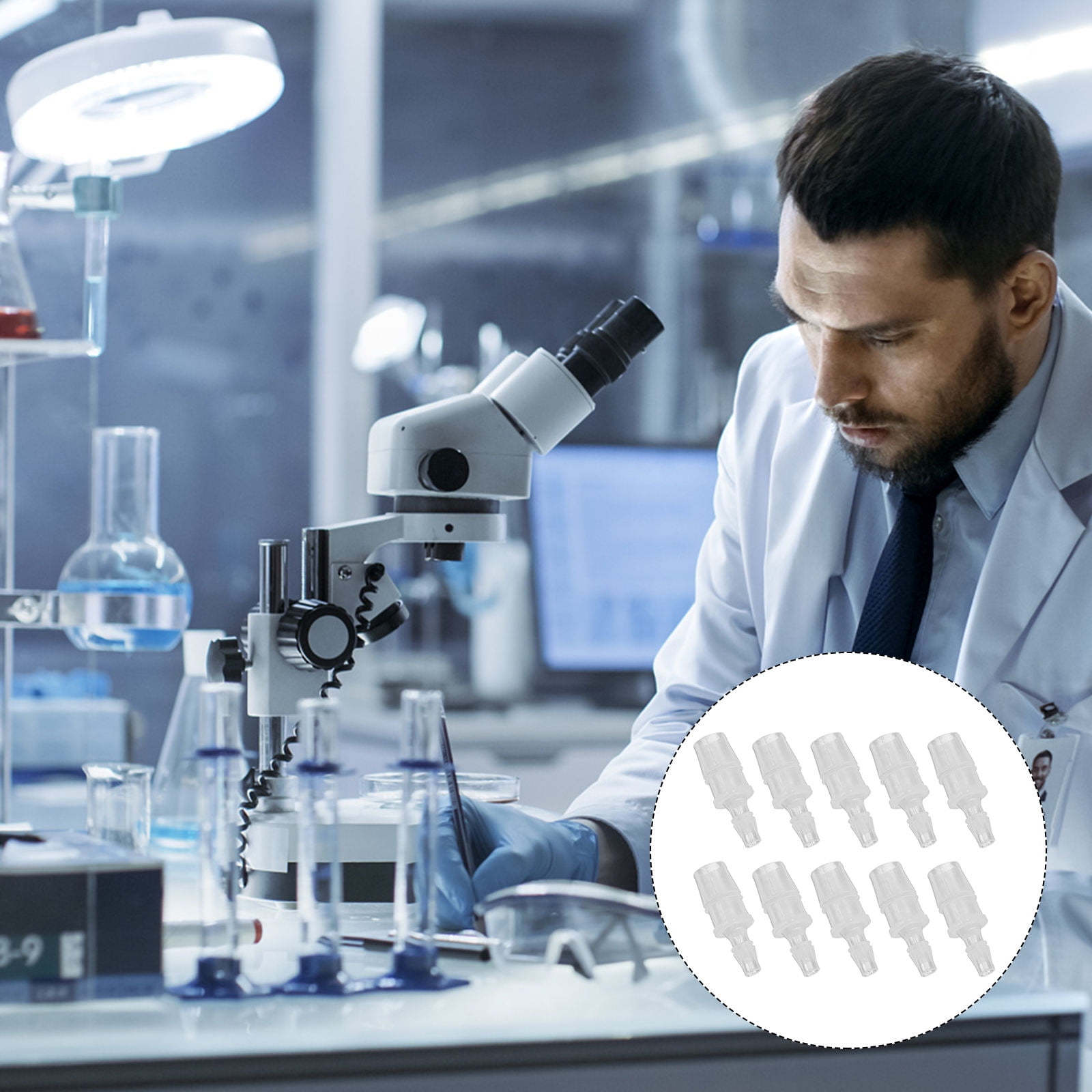 FONWILYO 10Pcs Joint Splicer Acid Resistant For Plastic Hose Barb ...