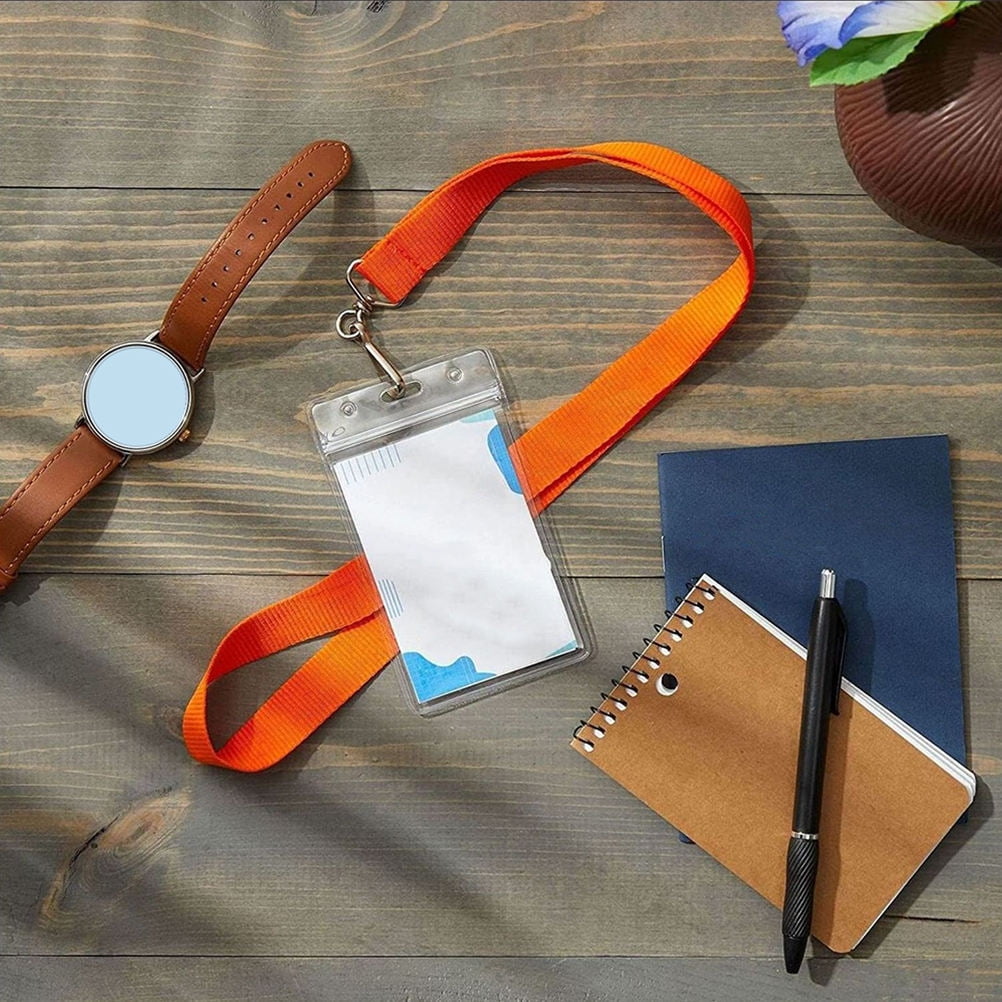 FONWILYO 1Set Clear Badge Holder with Lanyard for Portable Use at ...