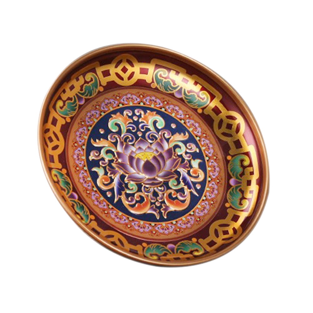 FONWILYO 1Set Retro Style Buddhist Worship Plate for Temple Supplies ...