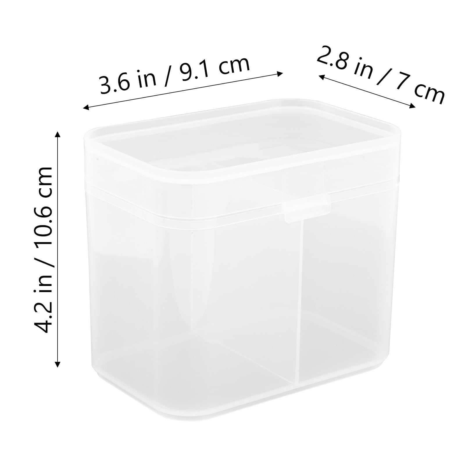FONWILYO 2Set Cotton Pad Organizer Plastic Storage for Makeup Remover ...