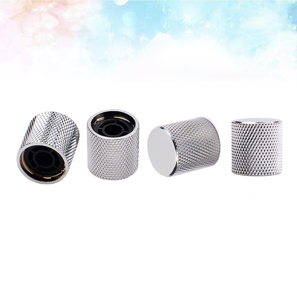FONWILYO 4Pcs Metal Guitar Volume Knobs for Electric Guitar and Bass ...