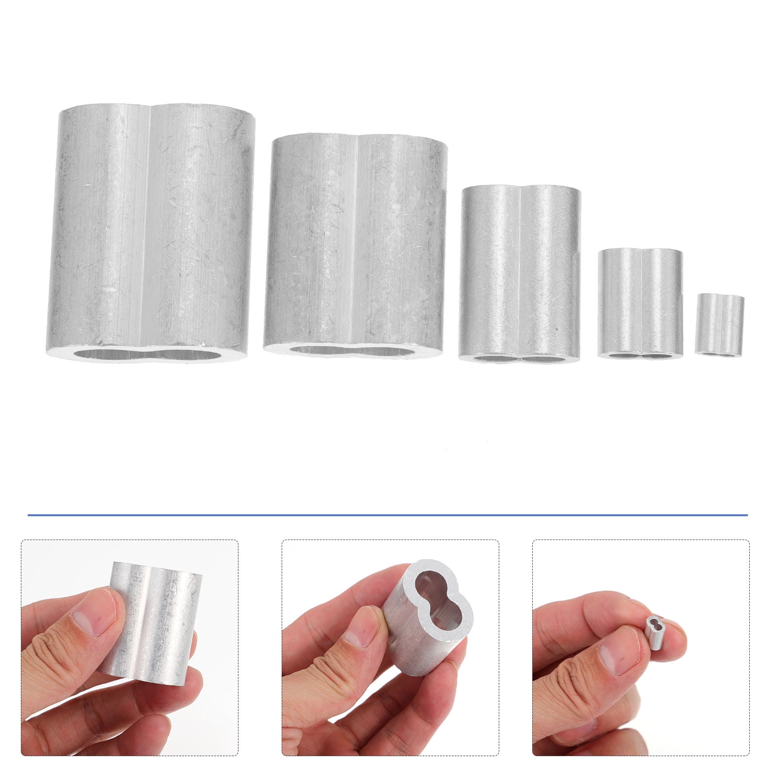 FONWILYO 50Pcs Wire Crimping Tool 1.1In for Cable Applications and ...