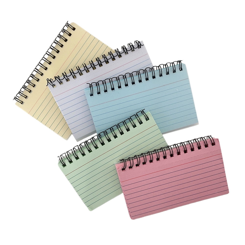 FONWILYO 5Pcs Portable Writing Pad Assorted Color Plastic Rectangular ...