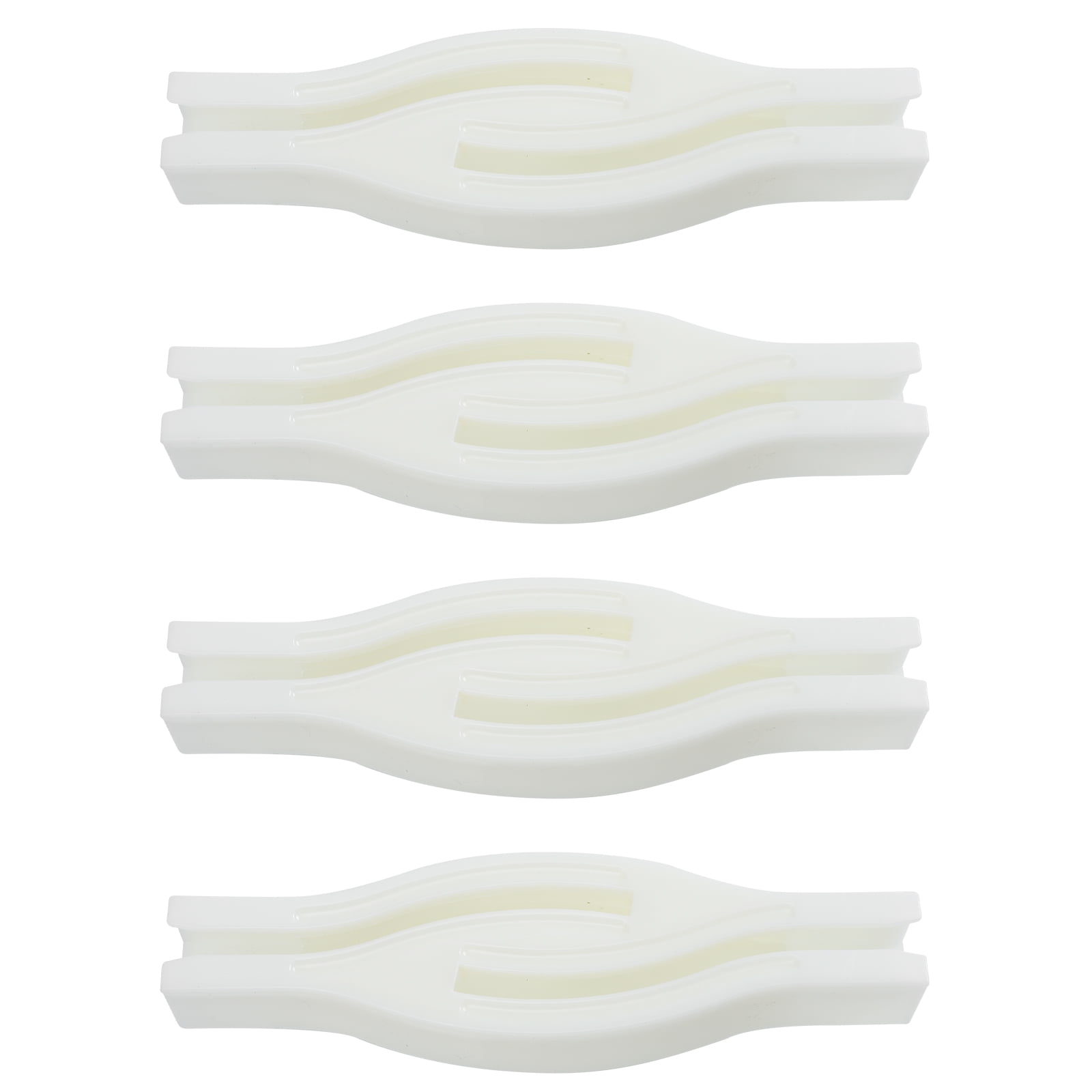 FONWILYO Curtain Track Connectors Smooth Angle Beige Plastic Joint ...