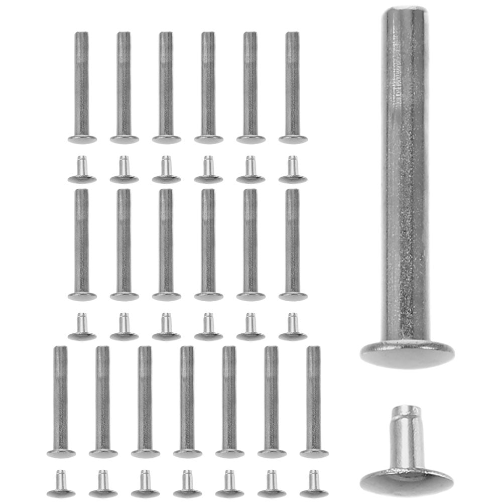 FONWILYO Folding Fan Shaft Rivets And Nuts Repair Kit 20 Sets Silver ...