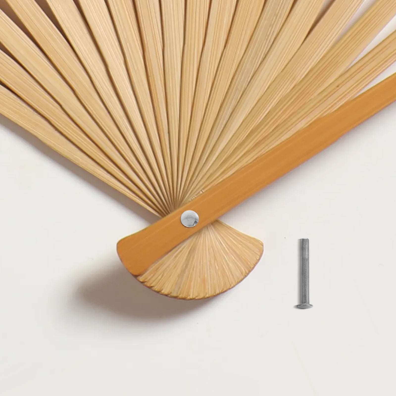 FONWILYO Folding Hand Fan Shaft Rivets Repair Kit 10 Sets Round Head ...