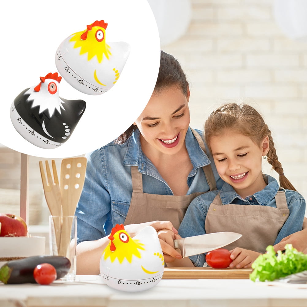 FONWILYO Kitchen Timer 2Set Mechanical Accurate Countdown Timer for ...
