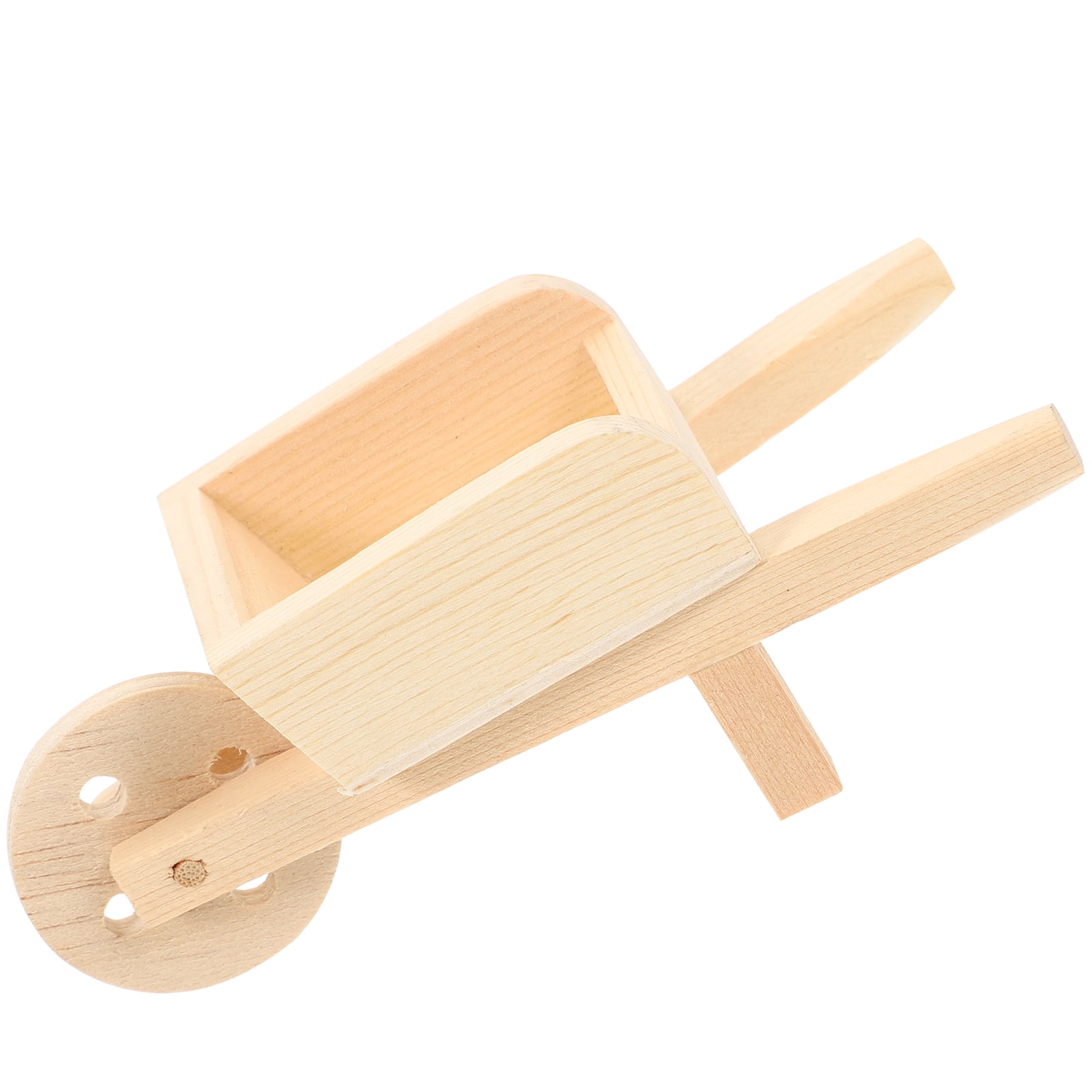 FONWILYO Miniature Cart Model Wheelbarrow Decoration For Dollhouses ...