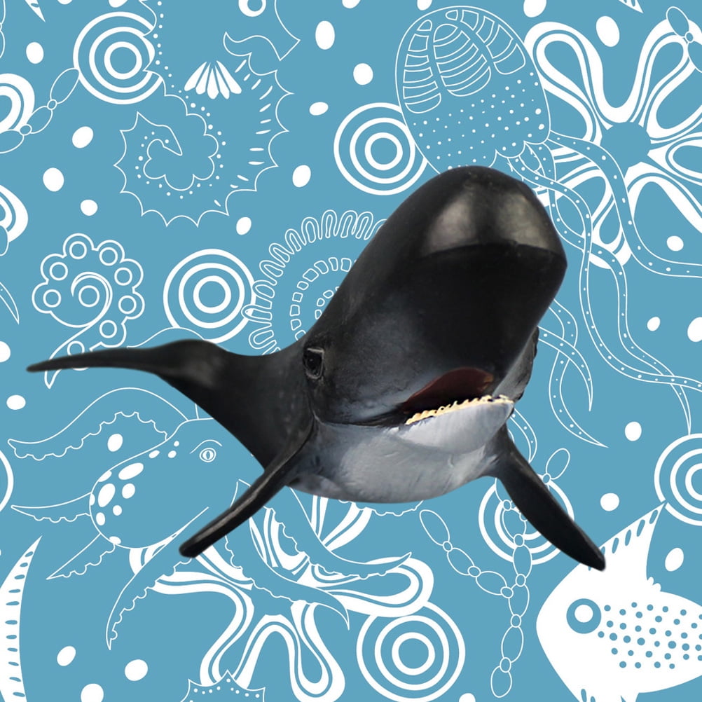 FONWILYO PVC Whale Model for Kids Educational Use 1Pack 20.6x7x6cm ...