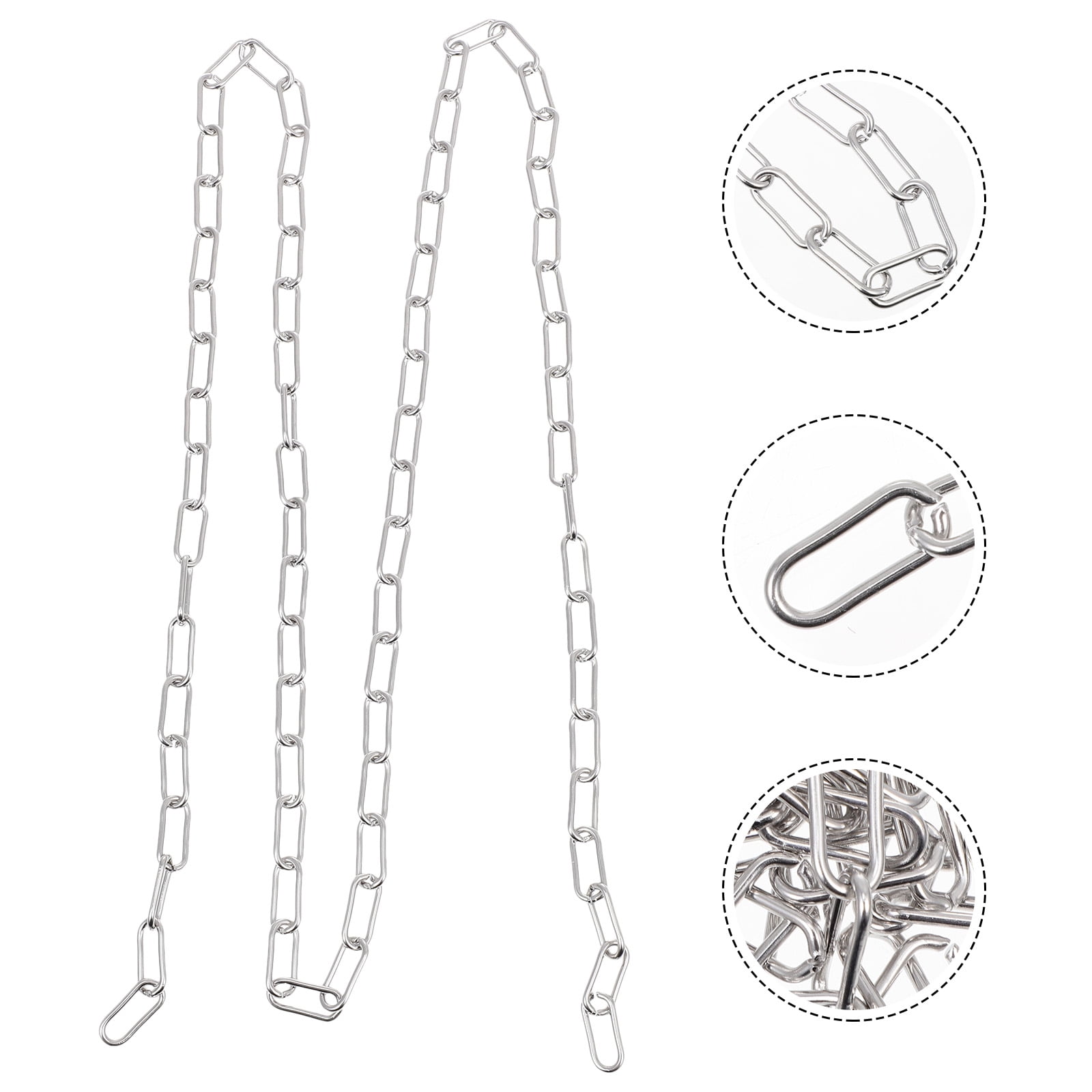 FONWILYO Family Friends Paper Clip Chain Necklace Silver 1 Set 0.2X0 ...