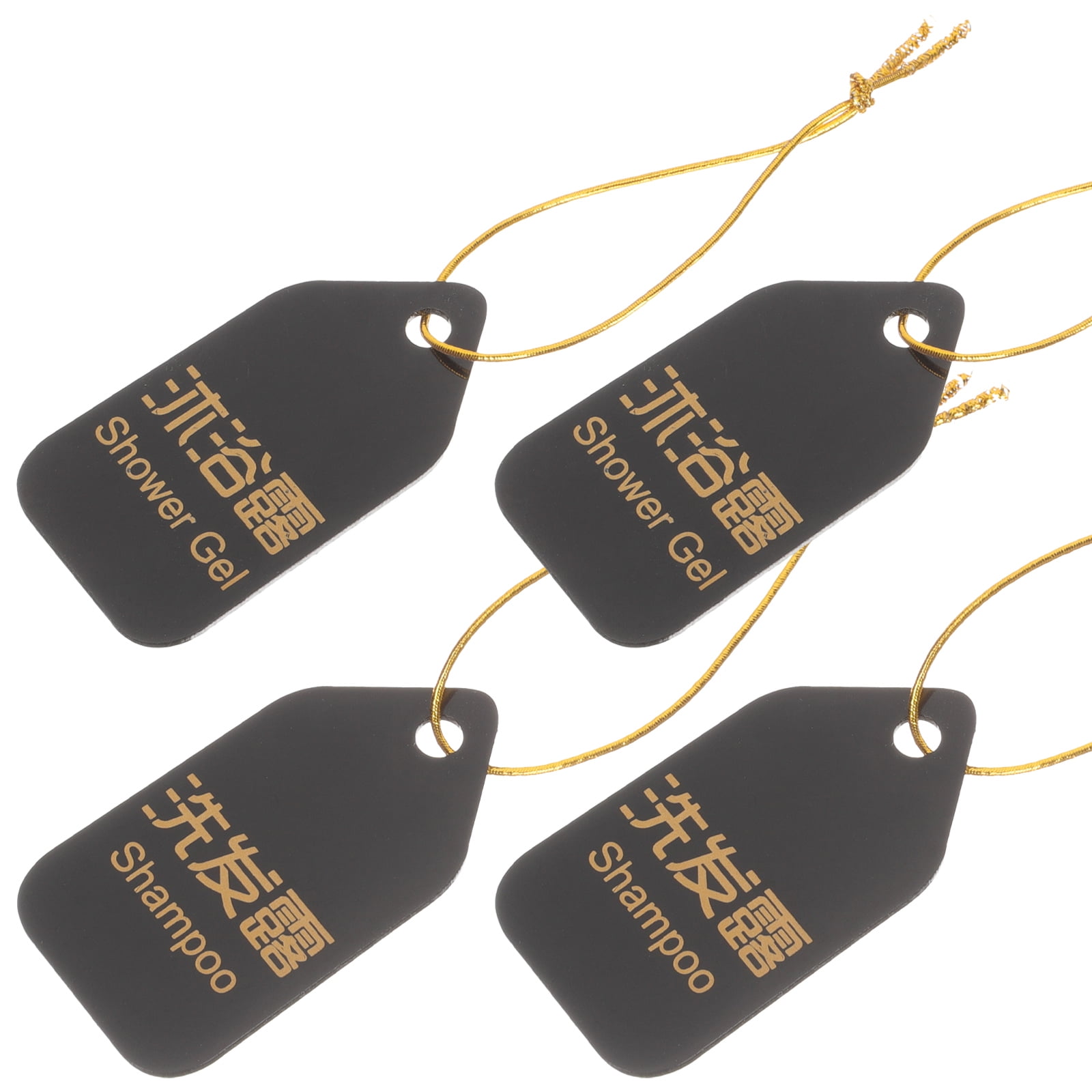 FONWILYO Shampoo And Conditioner Labels 1Set Acrylic 6.5x3.5cm Simple ...