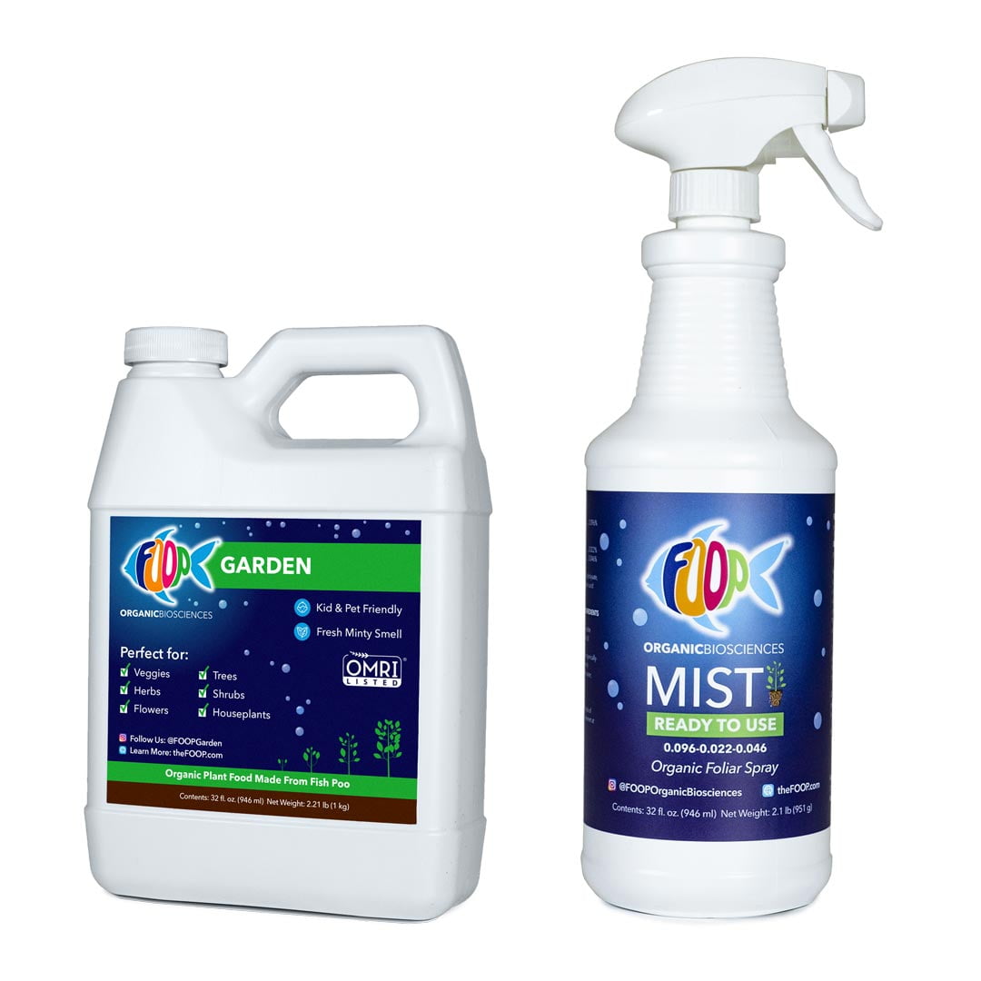 FOOP Garden Pack | Organic Plant Nutrients and Foliar Spray for Veggies ...