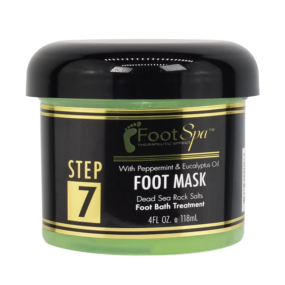 Foot Spa Cream Mask, Hydrating Treatment with Peppermint and Eucalyptus ...