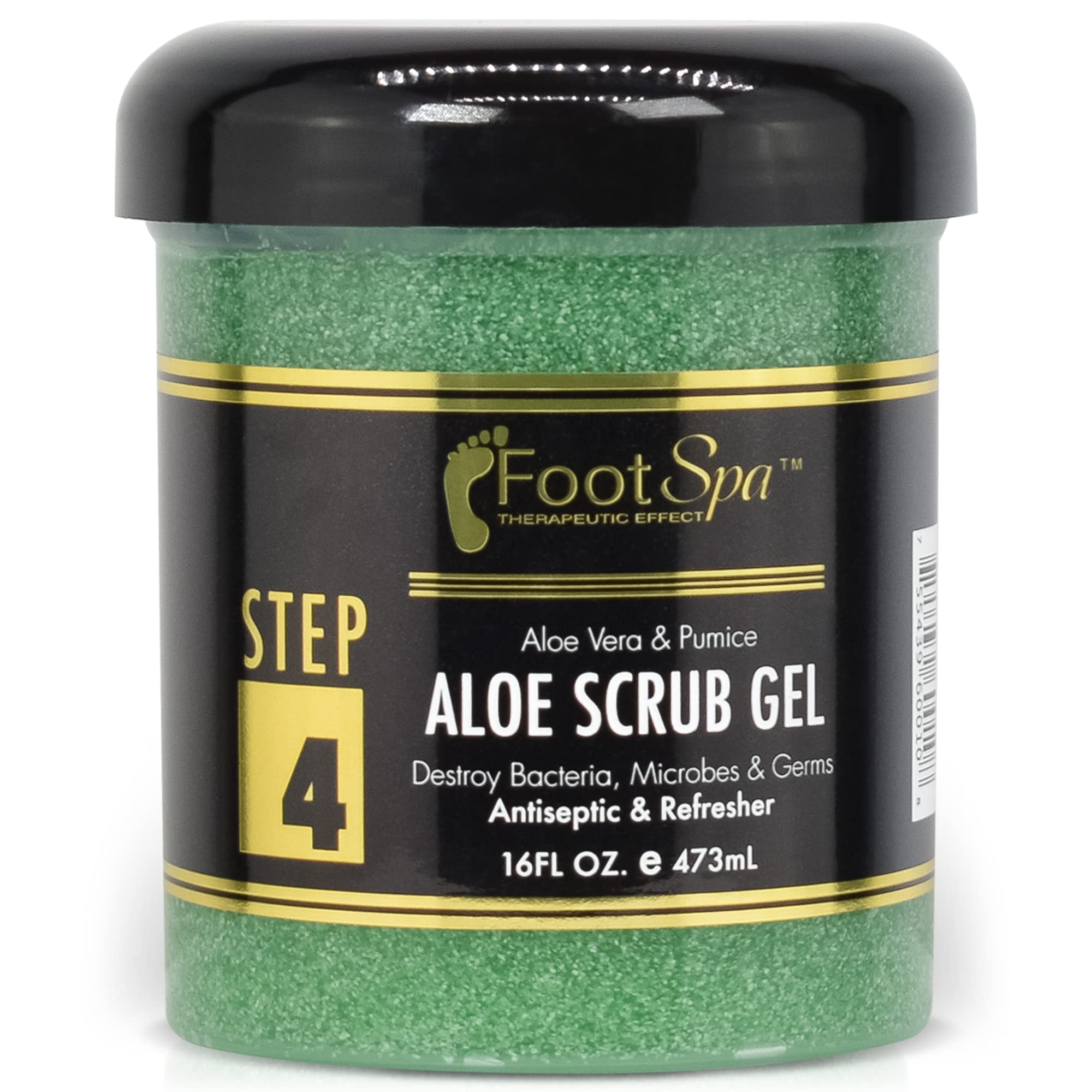 FOOT SPA - Exfoliating Scrub Gel, 16 Oz - Manicure, Pedicure and Body ...