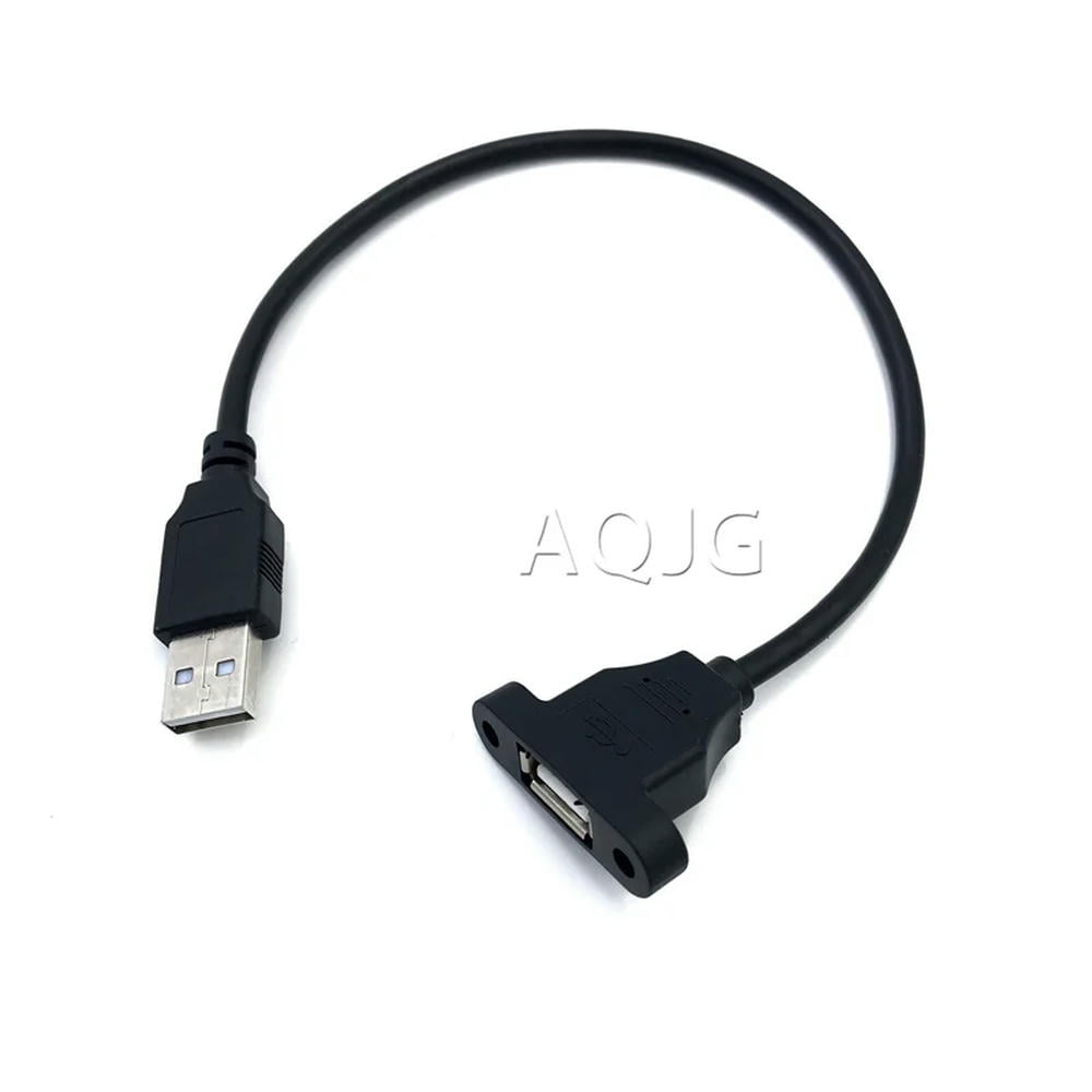 FOR 0.5M 1M 1.5M USB 2.0 A male to female socket panel mount with ...