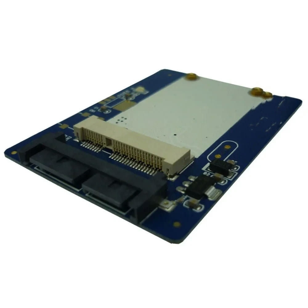 FOR 1.8 inch Micro SATA to mSATA Adapter mSATA to 16pin Micro SATA ...