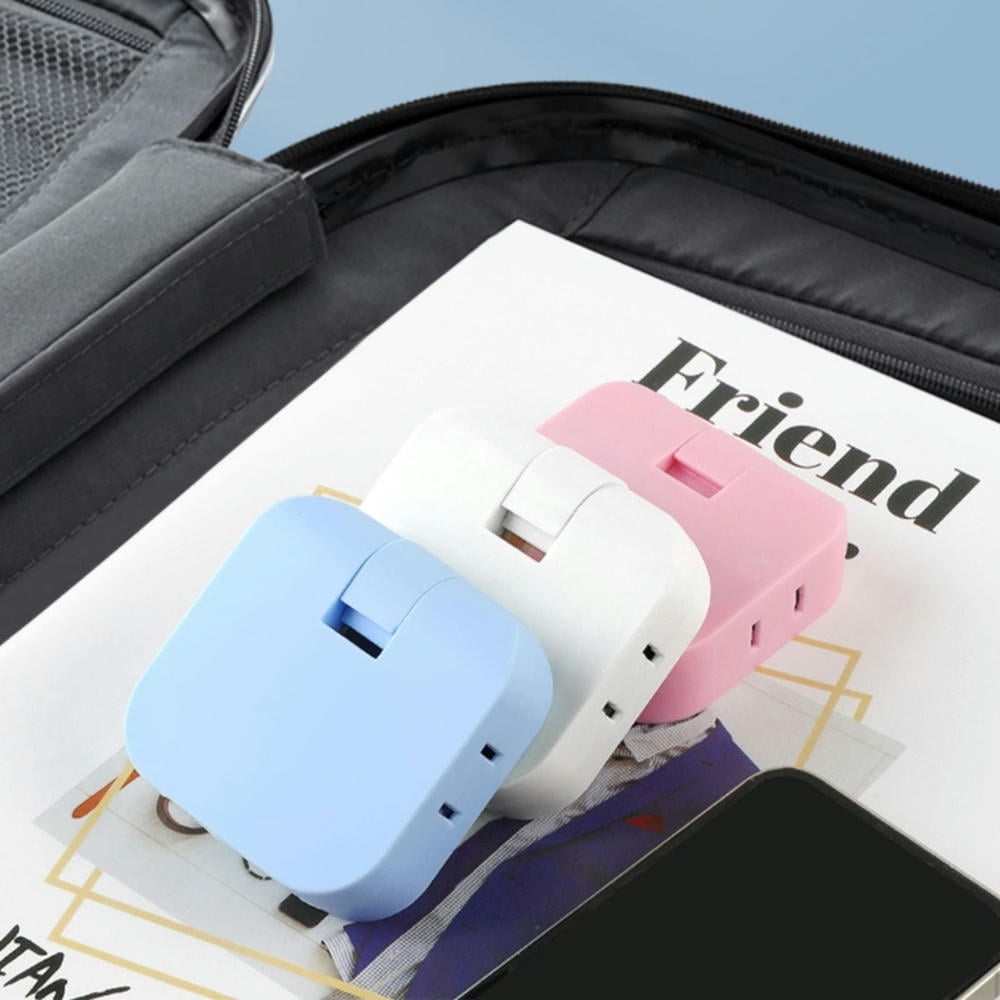 FOR 1 to 4 Flat Pin Plug Outlet ExtEn--der 180 degree Rotary Plug Power ...