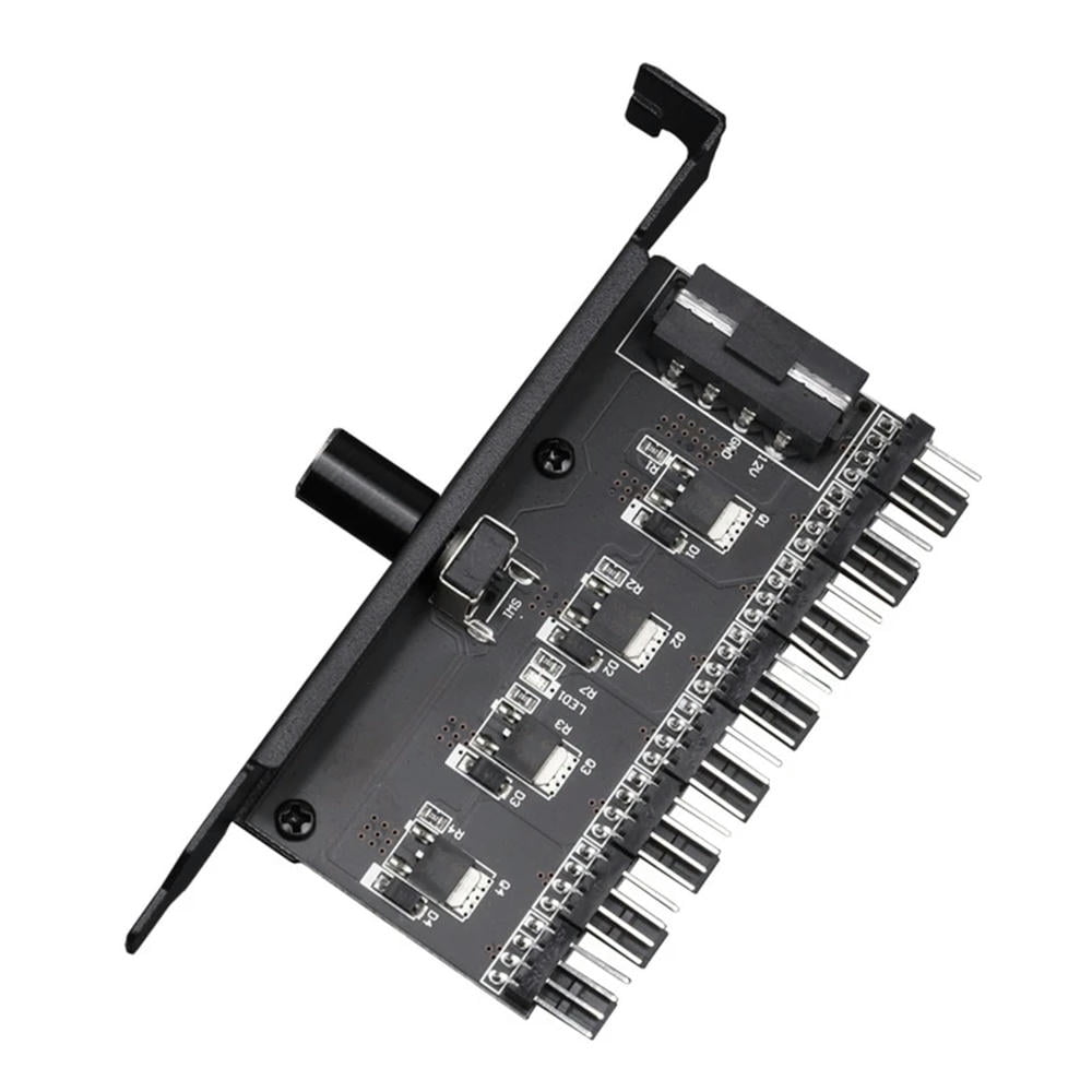 FOR 1 to 8 Port 4pin 3 Molex Fan Controller Hub Computer PC Case ...