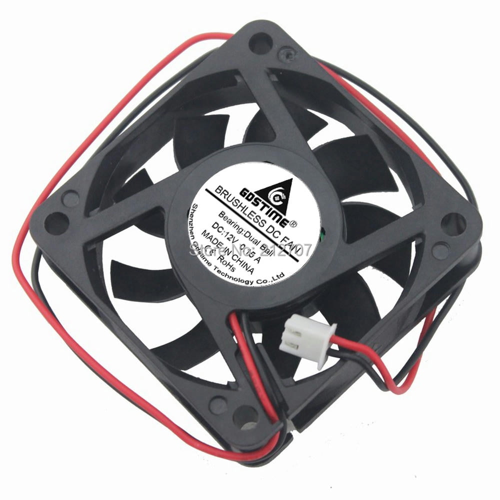 FOR 10 Pieces 60mm PC CPU Cooling Fan 12V 2 Pin Computer Case Cooler ...
