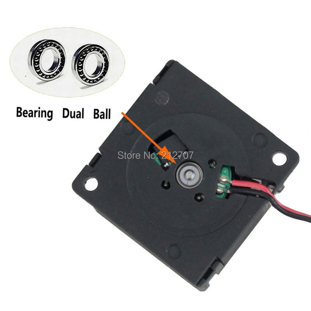 FOR 10 pieces 30mm 3cm 2 Pin Ball Bearing DC 24V Brushless Cooling ...