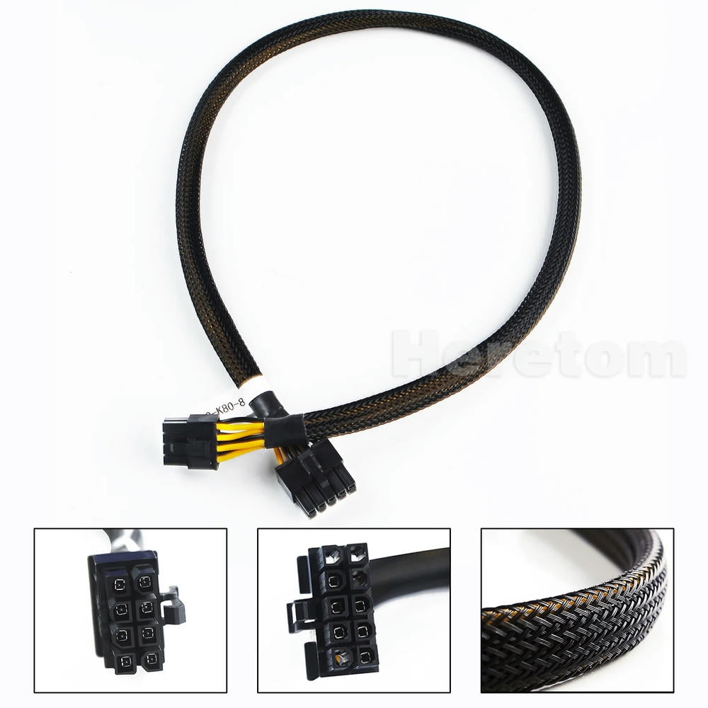 FOR 10-pin to 8-pin PCIE GPU Power Adapter Cable for DL380 G8 Gen 8 K80 ...