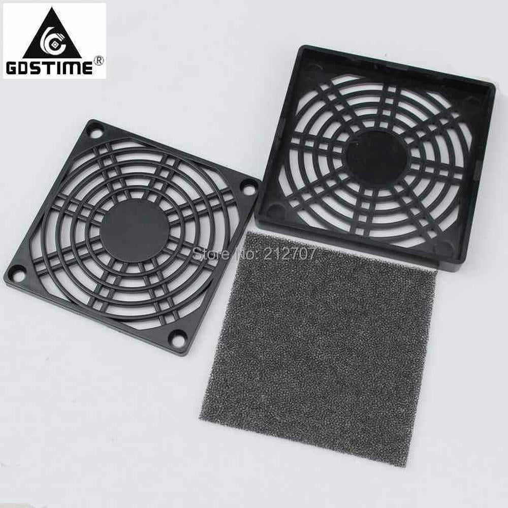 FOR 100PCS LOT 90mm Fan Dustproof Plastic 9cm Computer Case Mesh PC ...