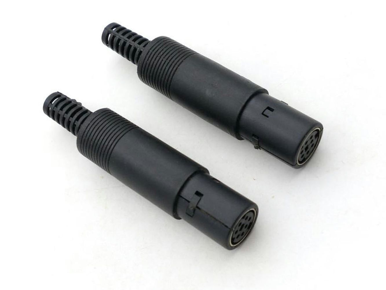 FOR 100PCS mini 7pin Female Mini DIN Connector With Plastic Handle ...