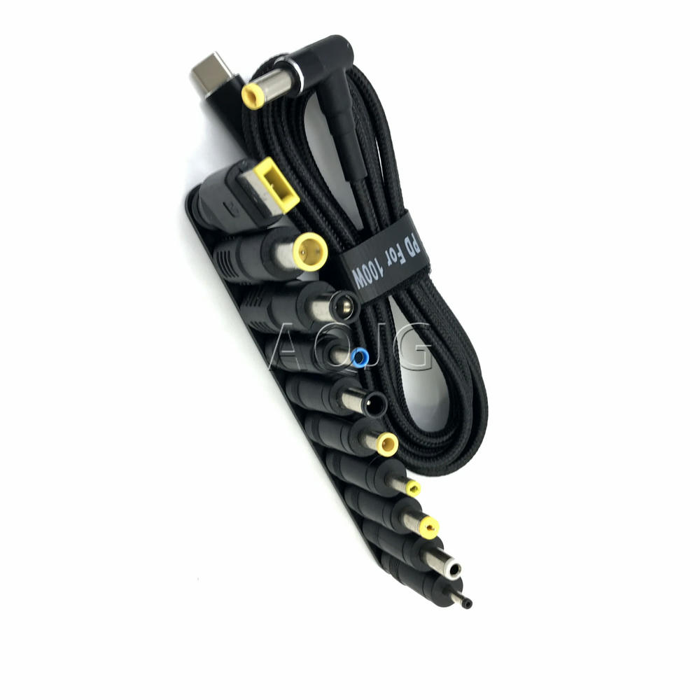 FOR 100W Type C Laptop Power Adapter Connector Plug USB Type C to ...