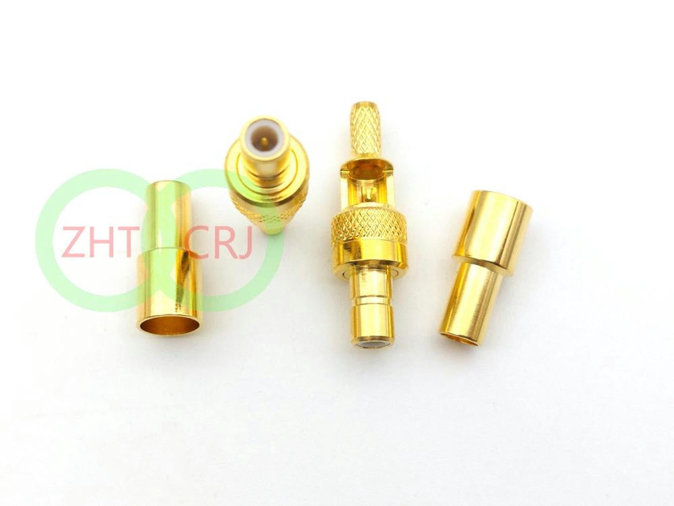 FOR 100pcs 50oHM SMB Male Plug Connectors Crimp With For RG316,RG174 ...