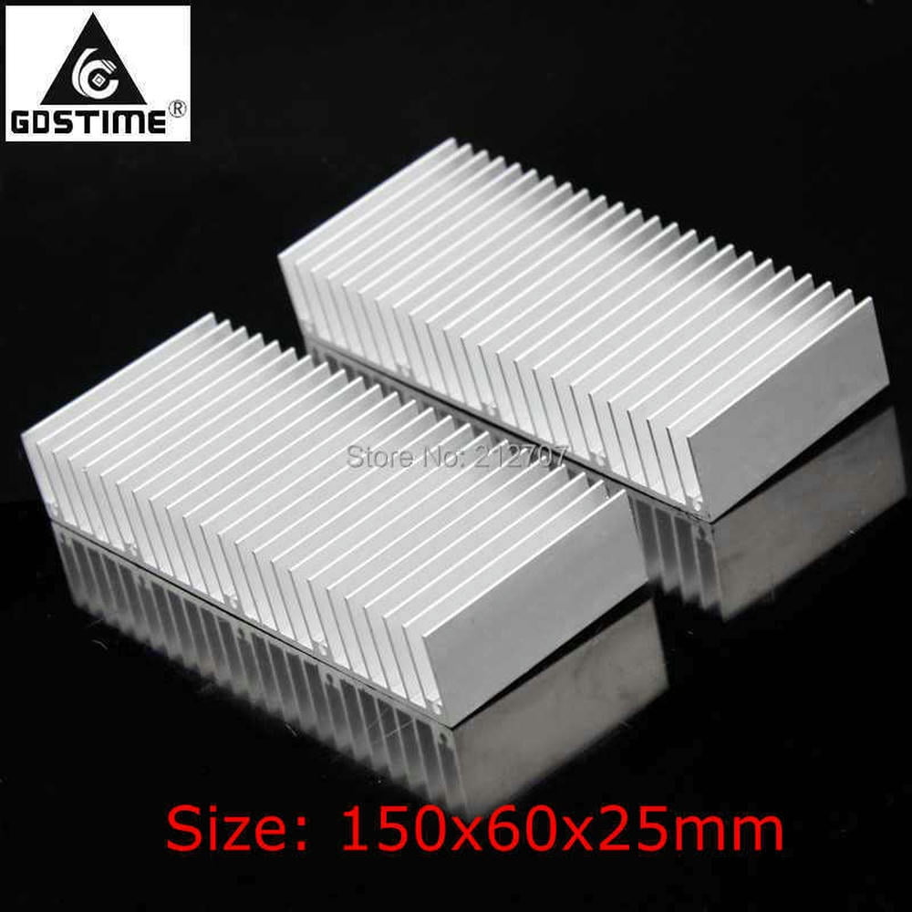 FOR 10PCS 150MM Heatsink Cooler Radiator Cooling Fin Aluminum Heat Sink ...