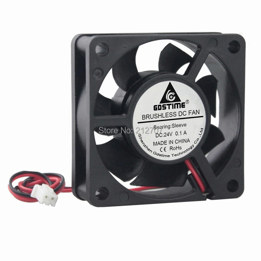 FOR 10PCS 6020 Silent 60mm 60X60X20mm Sleeve DC 24V PC CPU Case Cooling ...