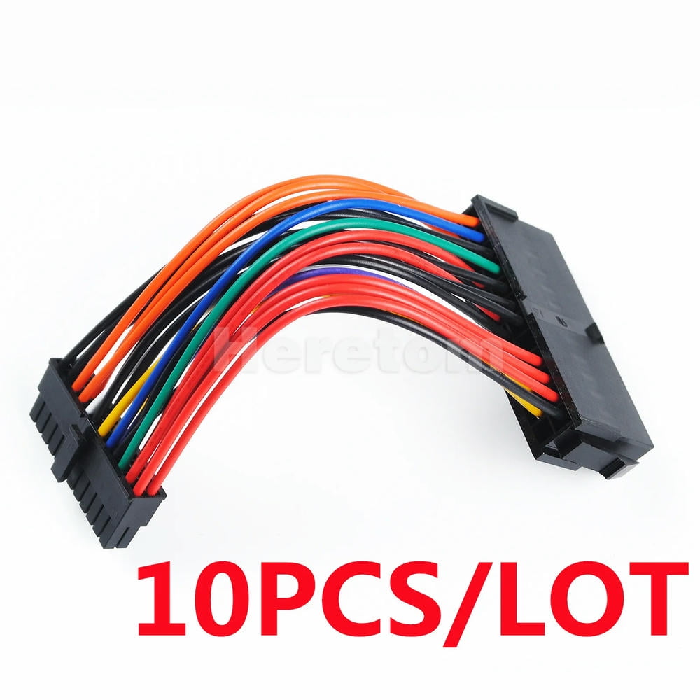 FOR 10PCS ATX 24pin To Motherboard Mini 24Pin Adapter Power Supply ...