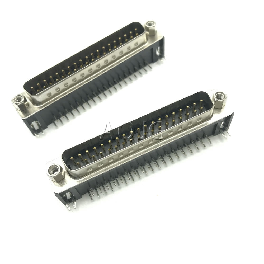 FOR 10Pcs Sample Male/Female DB37 DR37 D-sub Right PCB Mount Double Row ...