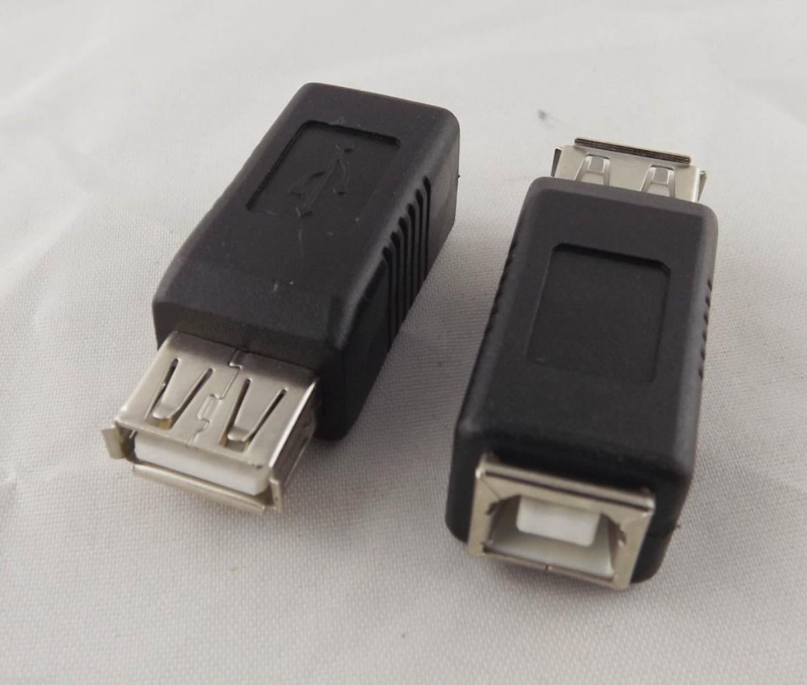 FOR 10Pcs USB 2.0 Type A Female To Printer Type B Female Converter ...