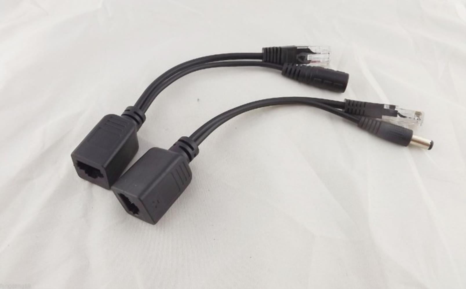 FOR 10pairs RJ45 Power Over Ethernet Passive PoE Adapter Injector ...