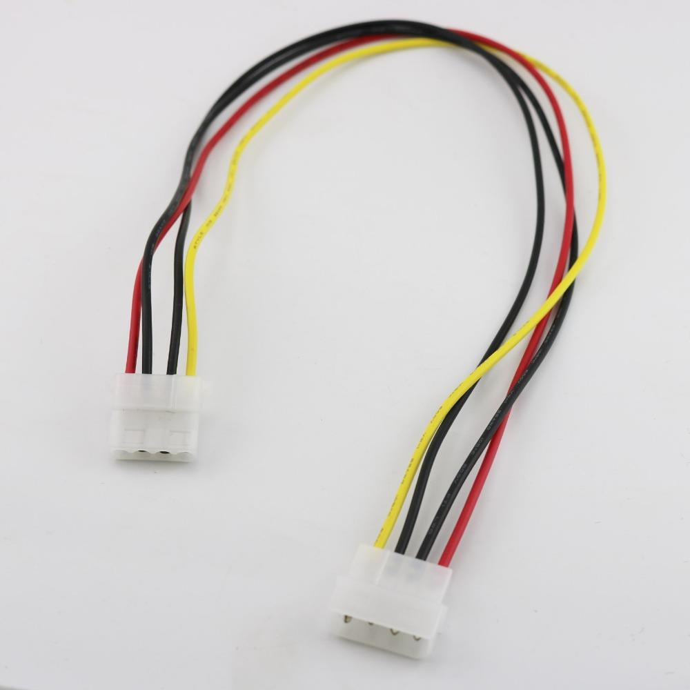 FOR 10pcs 50cm/1.5ft IDE 4 PIN Molex Male Power to LP4 Female Jack ...