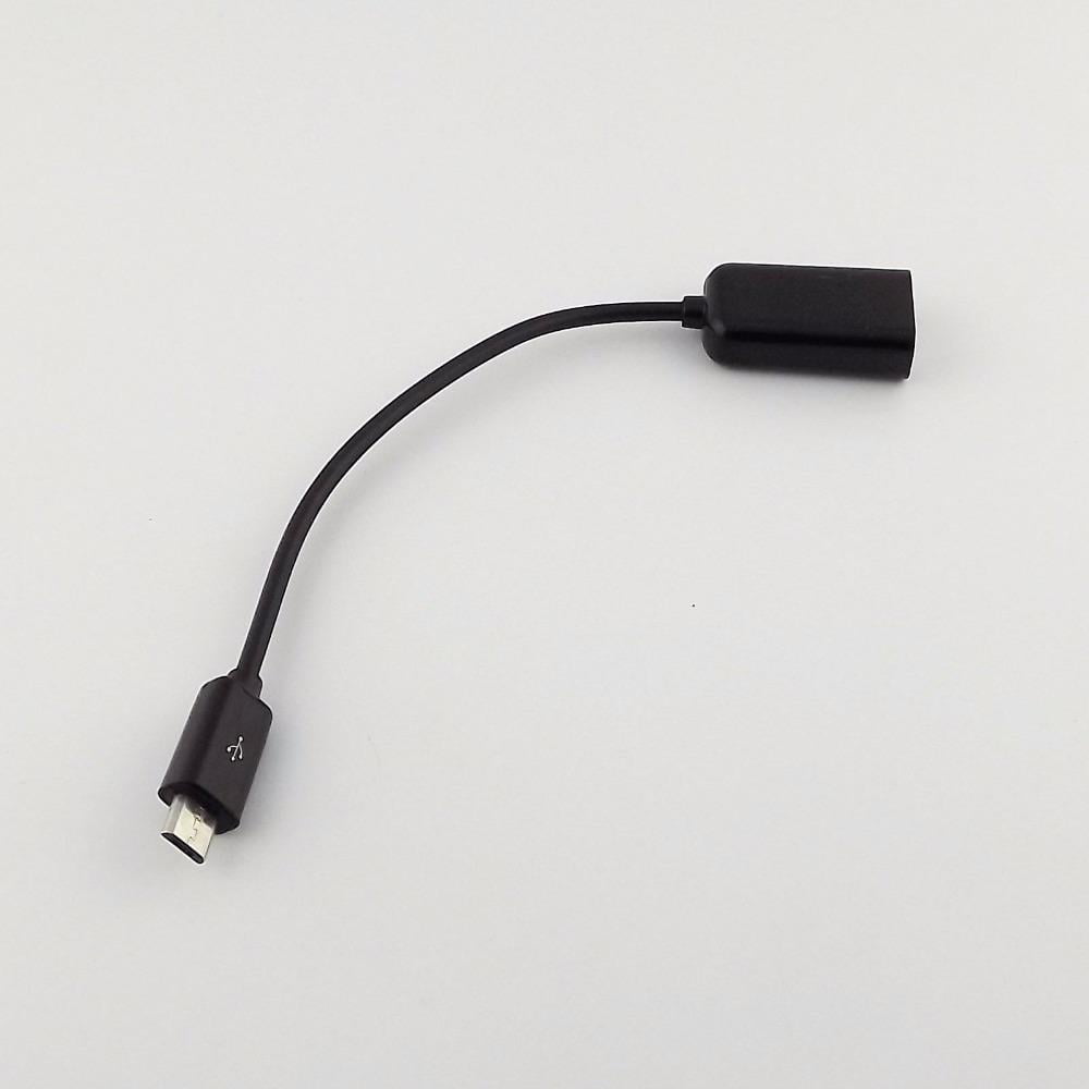 FOR 10pcs Black Micro USB B Male To USB 2.0 A Female Host Converter ...