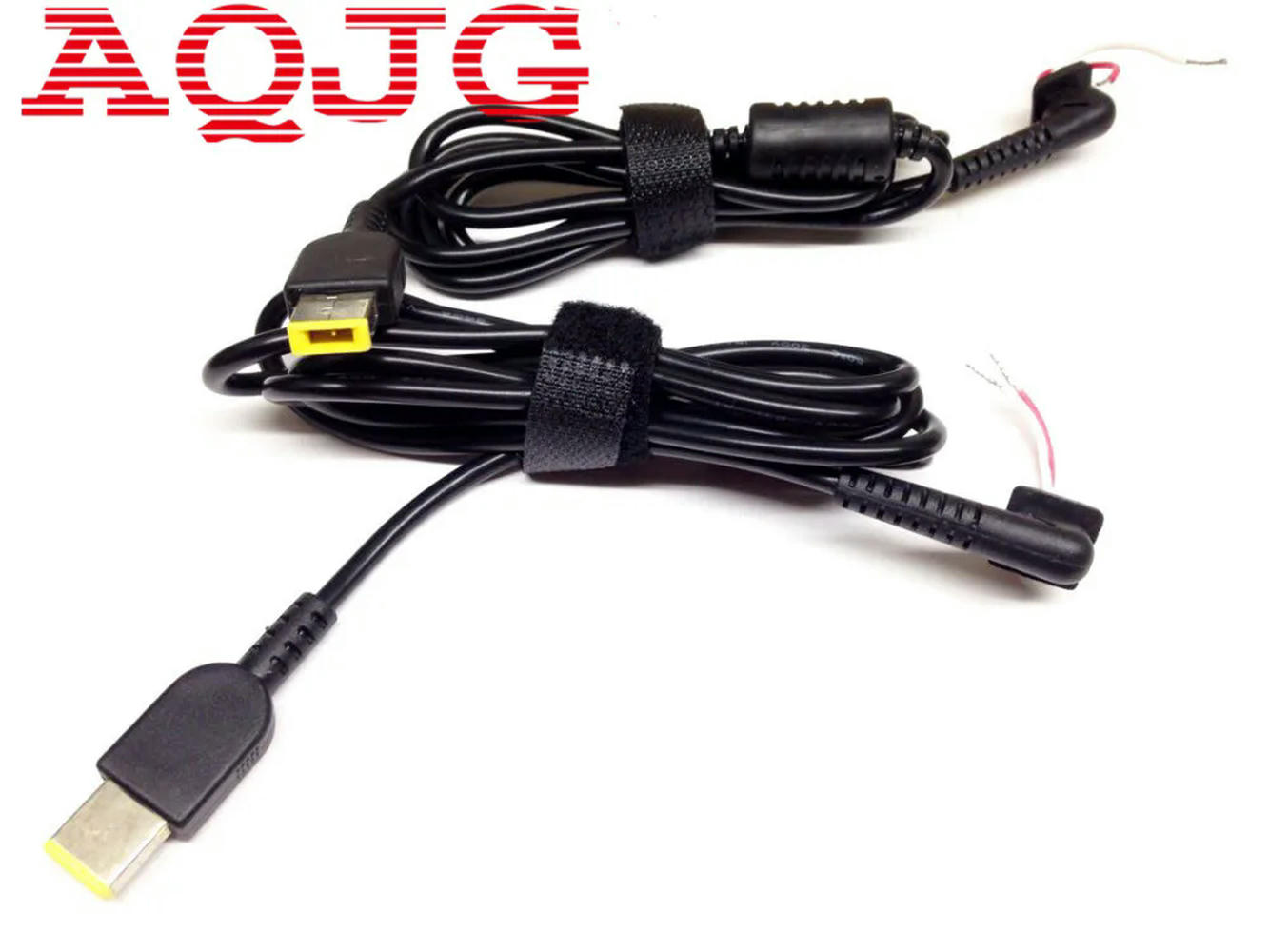 FOR 10pcs DC Tip Plug Connector Cord Cable F0r Square Yellow Tip Pin ...