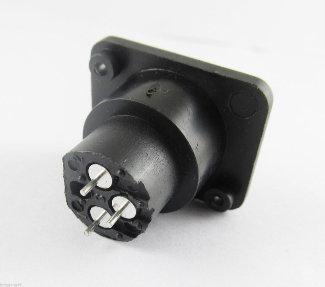FOR 10pcs Female Jack 3 Pin 3-Pole Panel Mount Chassis Socket Connector ...