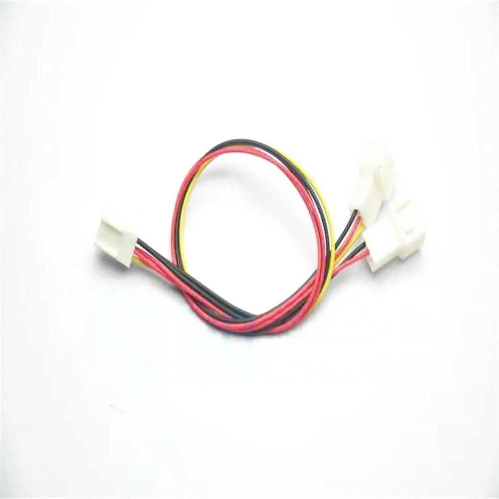 FOR 10pcs Lot 12V 3 Pin PC Fan Power Y Cable Splitter Extension Cable ...
