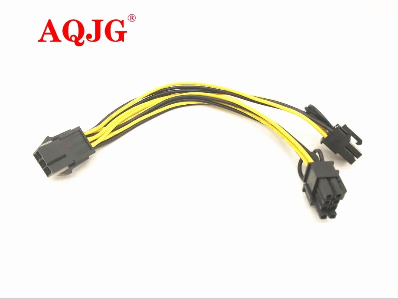 FOR 10pcs/Lot 6-pin PCI Express to 2 x PCIe 8 (6+2) pin Motherboard ...